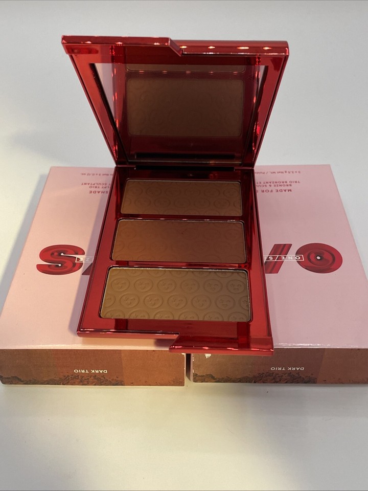 (2)One Size Made For Shade Bronze & Sculpt Trio Palette NIB Shade: Dark ...