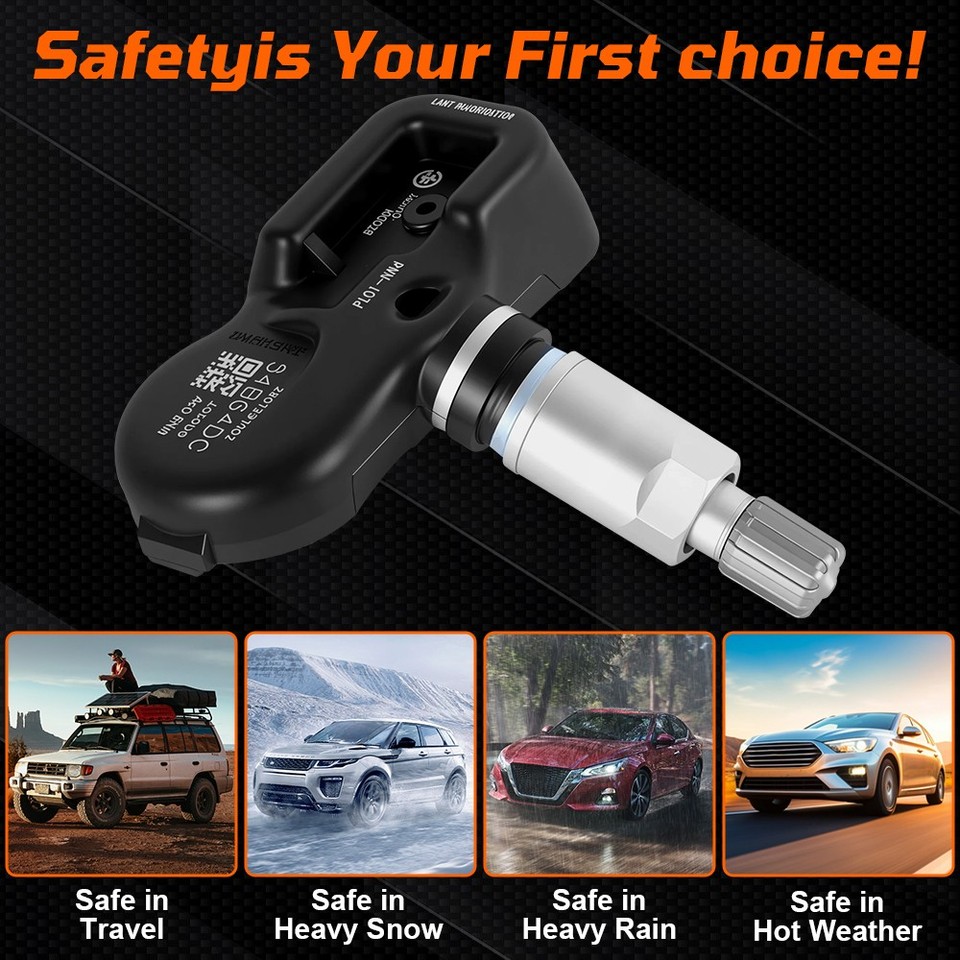 4PCS TPMS Genuine 42607-33021 OEM PMV-107J For Scion iQ Tire Pressure ...