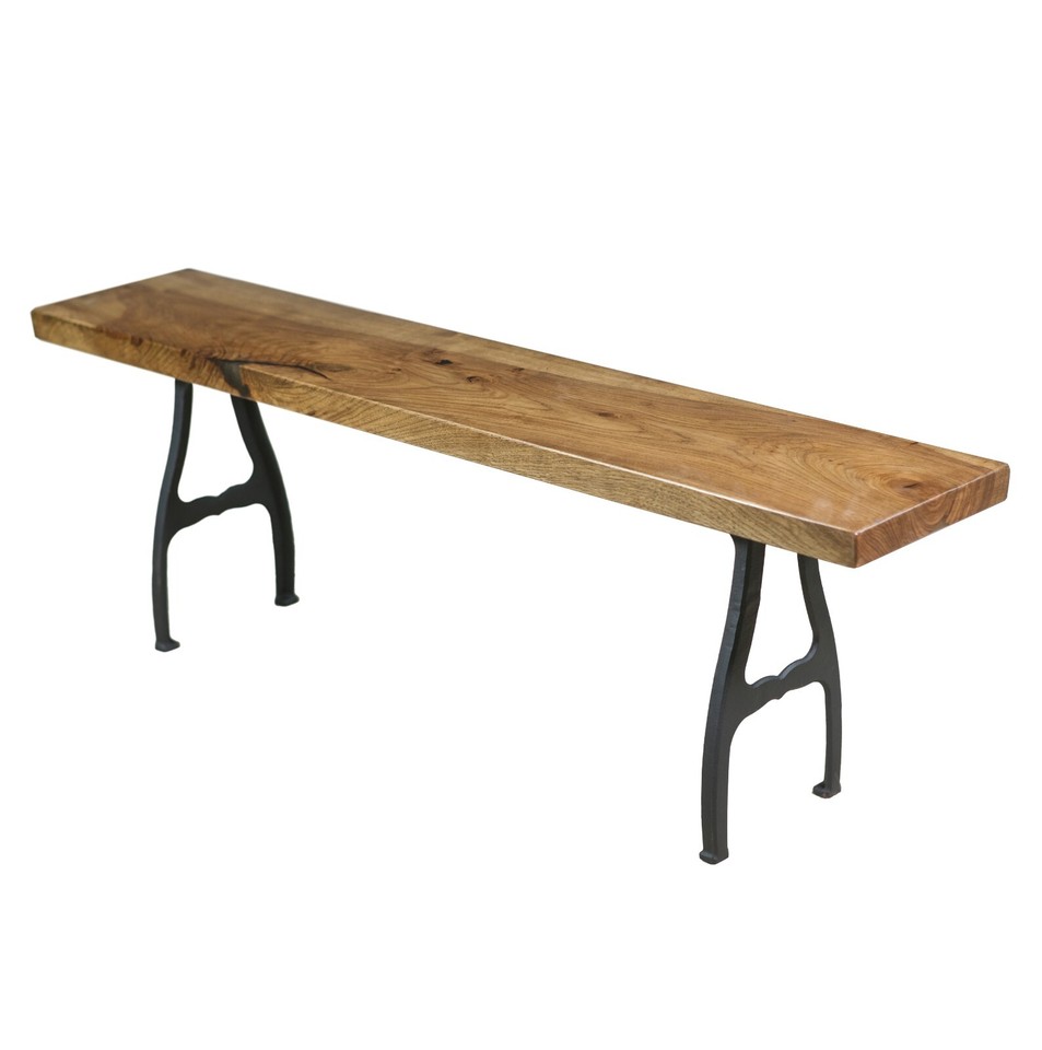 Pair of Raw New York Industrial Machine Cast Bench Legs | eBay