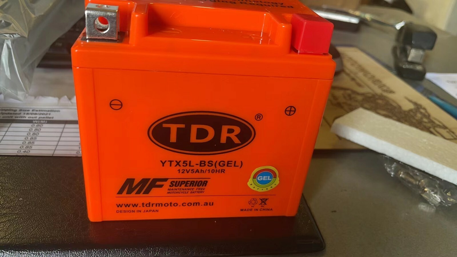 12V 5AH Battery 50cc 70cc 90cc 110cc 125CC ATV QUAD Bike Gokart Buggy ...