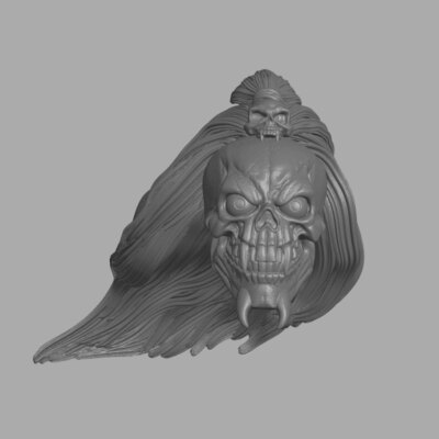 Skeleton Warrior Lord Dread custom head for Mythic Legions & other ...