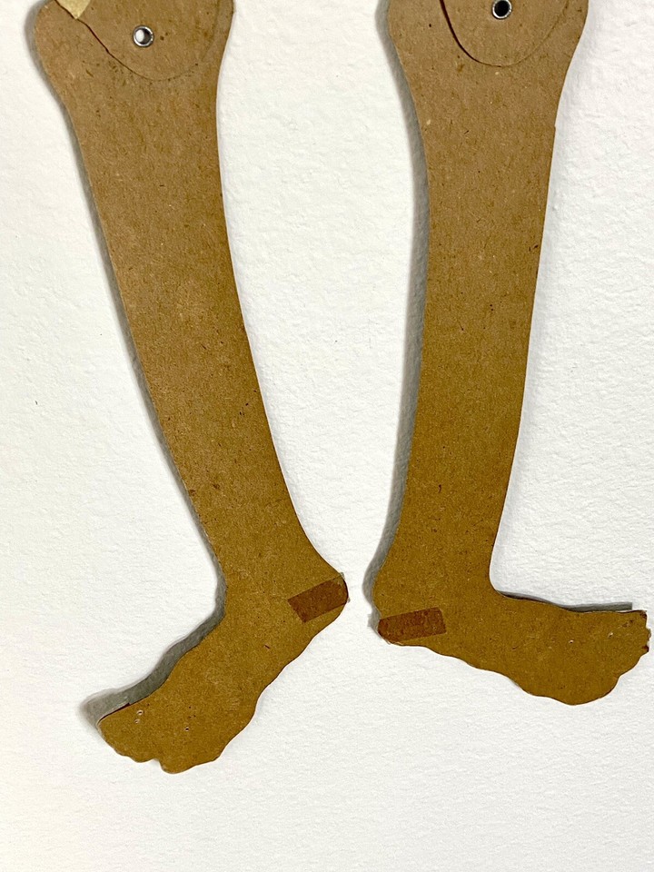 Vintage Beistle Skeleton Jointed Large 33-inch Die Cut Retro Halloween ...