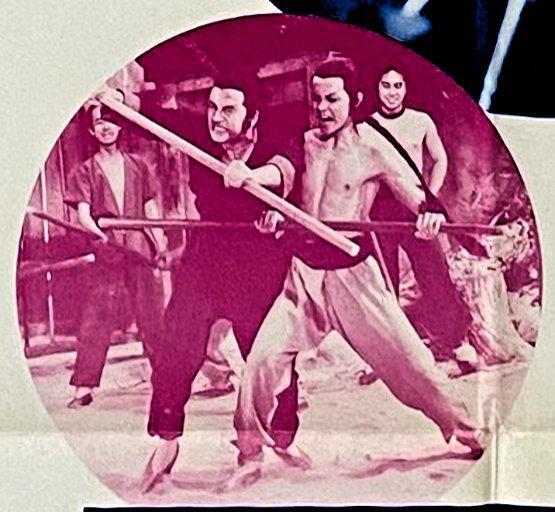 M130 THE KUNG FU INSTRUCTOR, original 1sh '83 Jiao tou, Ti Ling & Wang ...