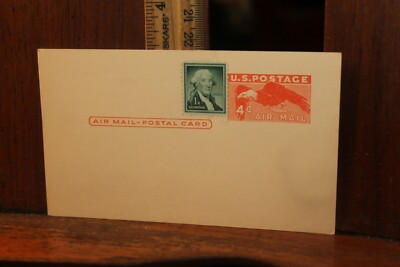Vintage Postcard Unused Air Mail Postal Card 2 Cent 4 Cent | eBay