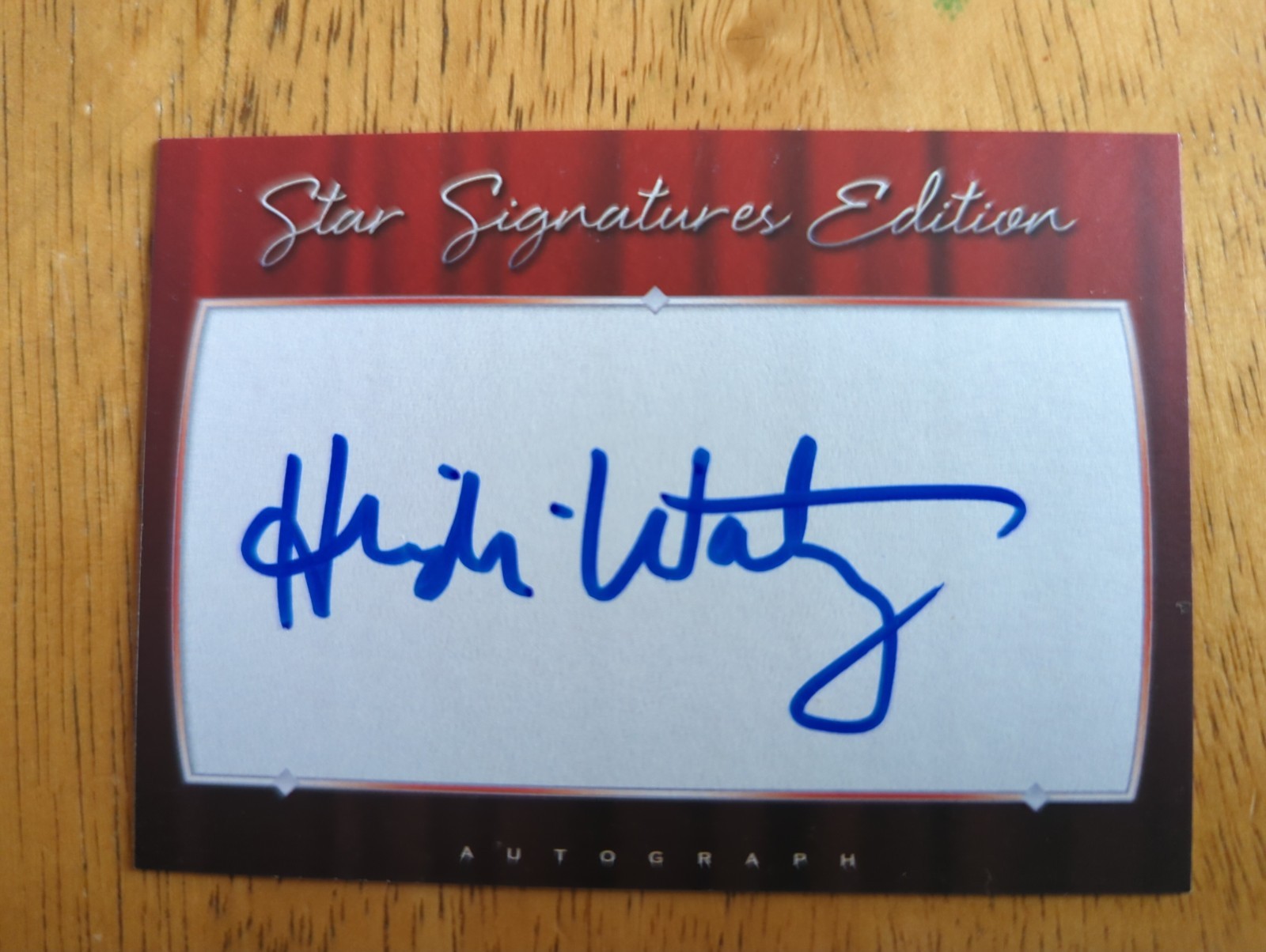 Heidi Watney Star Signature Edition 2013 Card | eBay