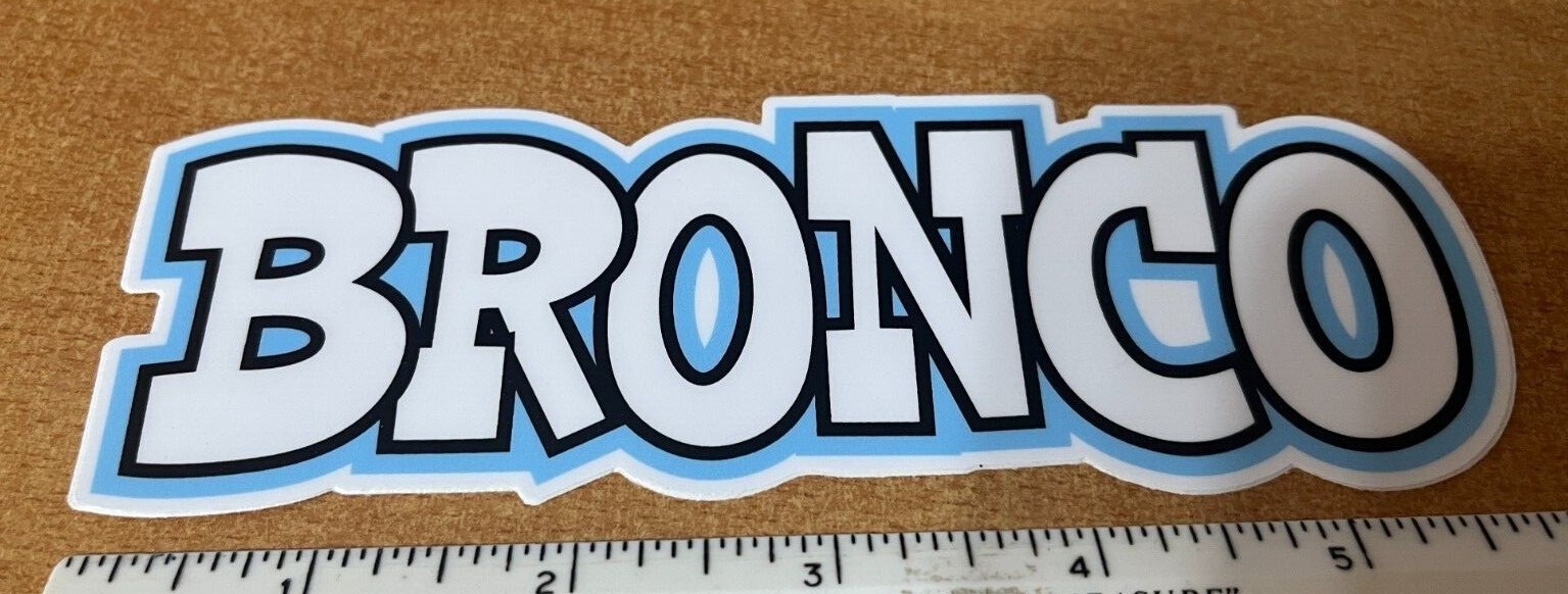 Baja Bronco Stroppe decals stickers 1966-1977 classic vintage racing ...