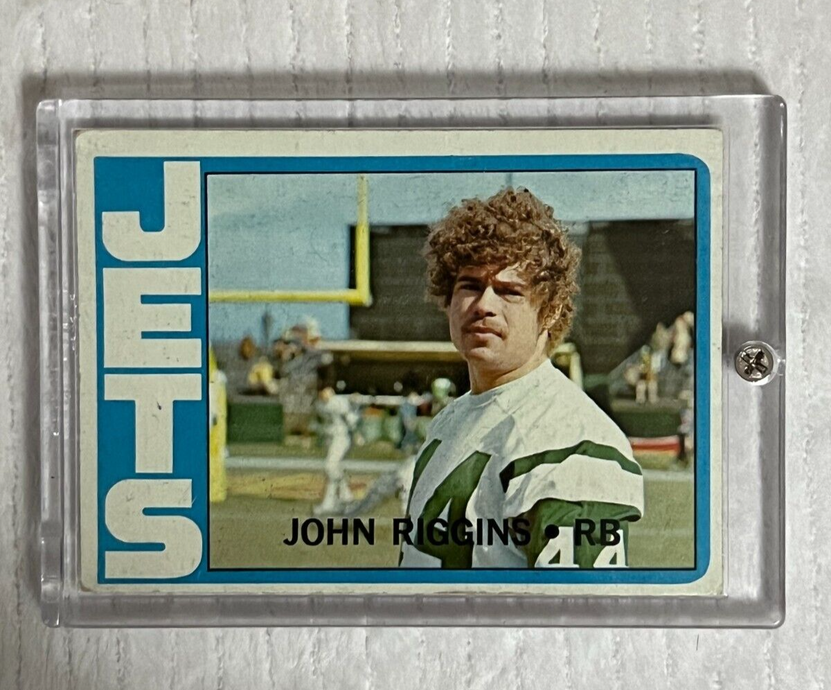 1972 Topps Football #13 John Riggins RC Rookie New York Jets | eBay