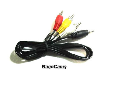 Composite Video Output Cable Stereo Audio AV Out RCA CORD For GoPro HD ...