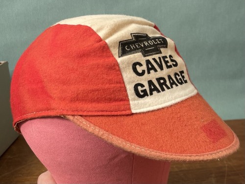 1950s Chevrolet Mechanic Hat • Caves Garage • Rare • … - Gem