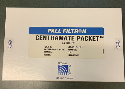 Pall Filtron 1K Centramate Cassette, 0.2 Sq.Ft., OMEGA Membrane, CAT ...