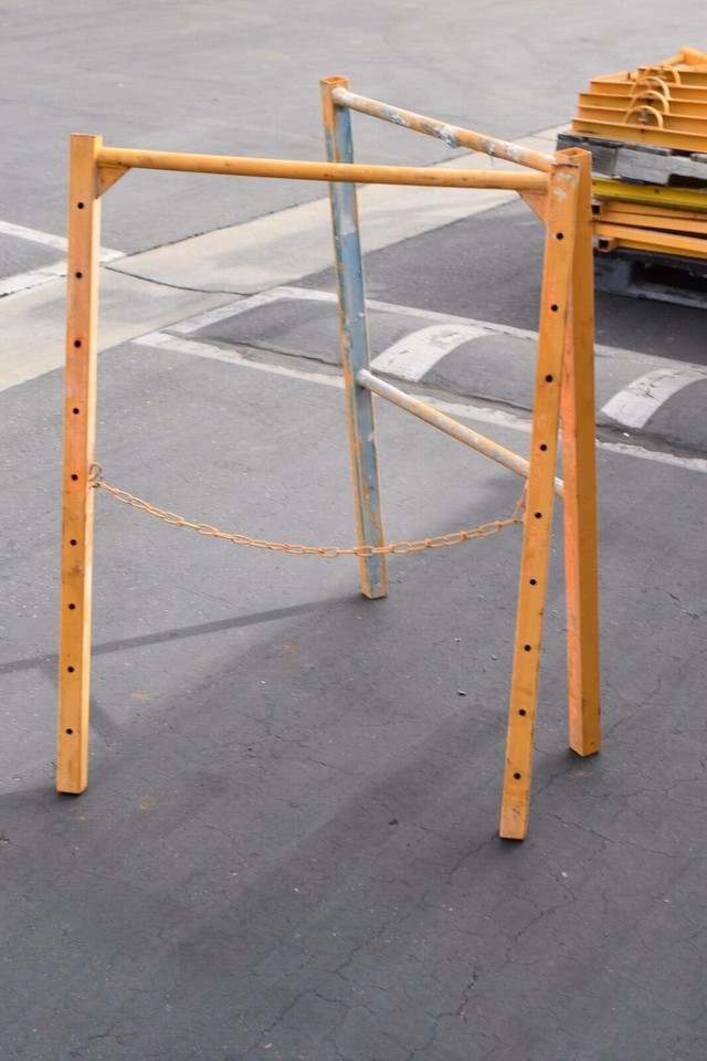 PERRY Scaffolding 2pc Set Guardrail End Frame solid mid-rail GRE-2S ...