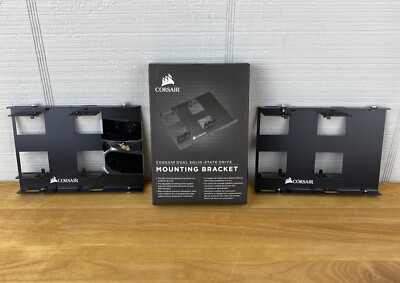 2 Corsair Dual SSD Mounting Brackets 3.5” Internal Drive Bay to 2.5 ...