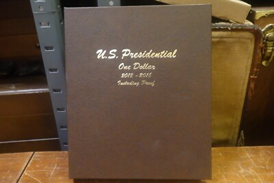 DANSCO US PRESIDENTIAL ONE DOLLAR PROOF ISSUES ALBUM W SLIP COVER-2012 ...