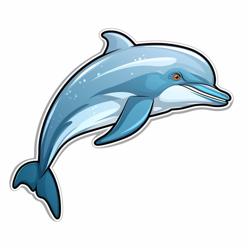 Riesiger XXXL Autoaufkleber Sticker Niedlicher Delfin Aufkleber | eBay