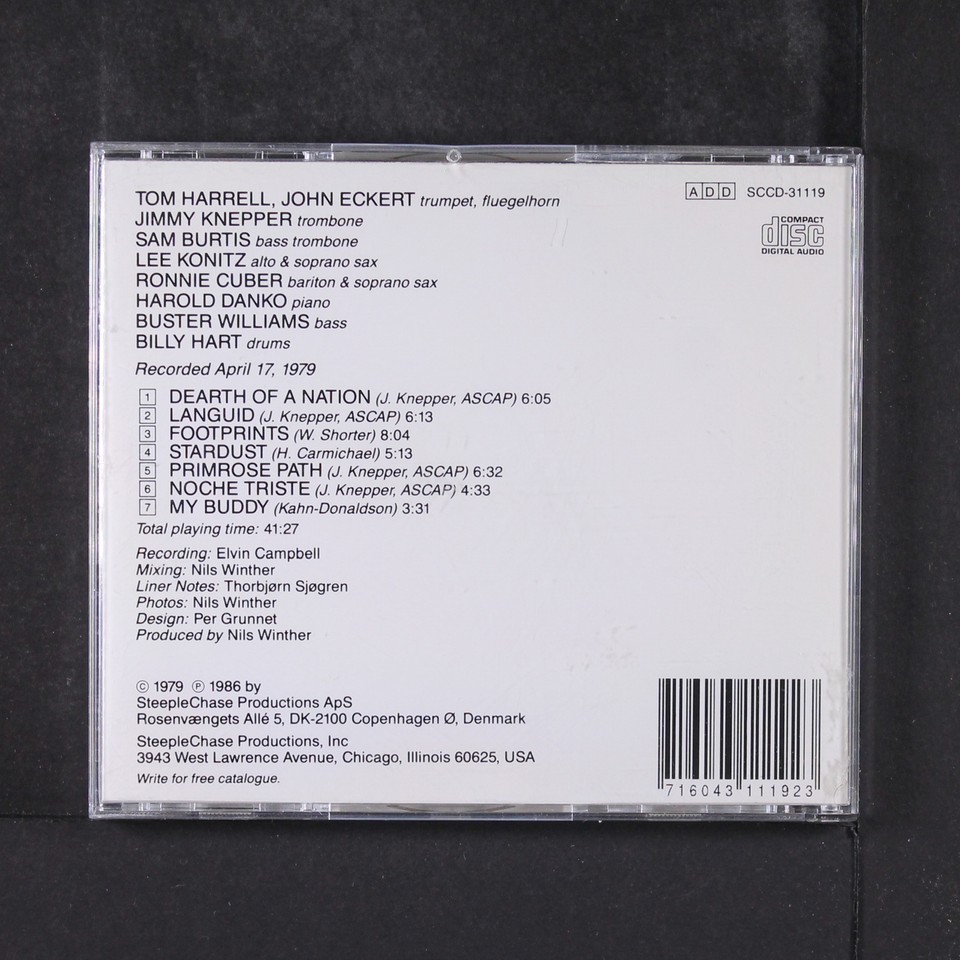 LEE KONITZ NONET: yes yes nonet STEEPLECHASE CD Denmark | eBay