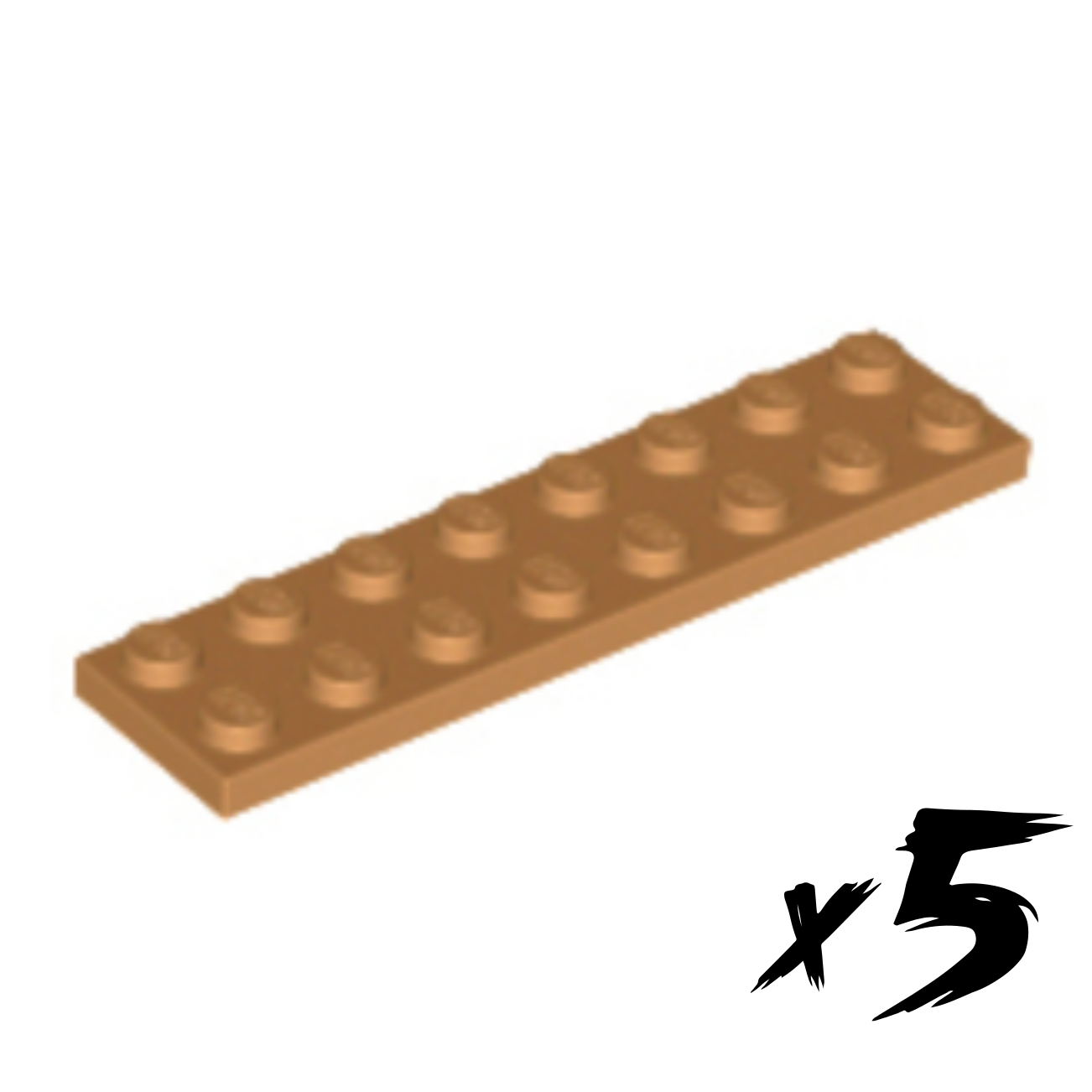 5x LEGO 3034 • 2x8 Plate • Platte • nussfarben • medium nougat | eBay.de