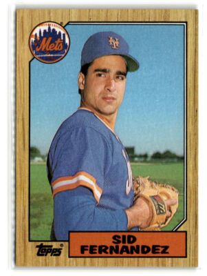1987 Topps BASEBALL #570 Sid Fernandez New York Mets | eBay