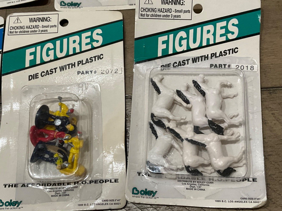 BOLEY HO SCALE FARM ANIMALS PEOPLE PIGS, COWS, HORSES X 7 SEALED NOS | eBay