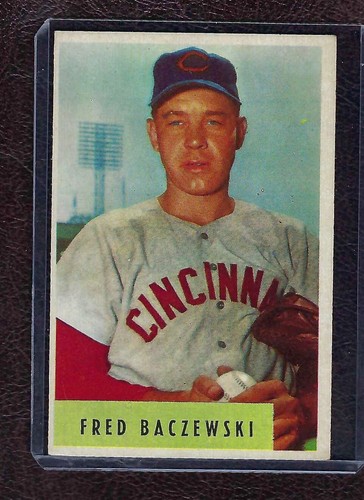 1954 Bowman Baseball #60 Fred Baczewski, Cincinnati Reds, EX-MT! | eBay