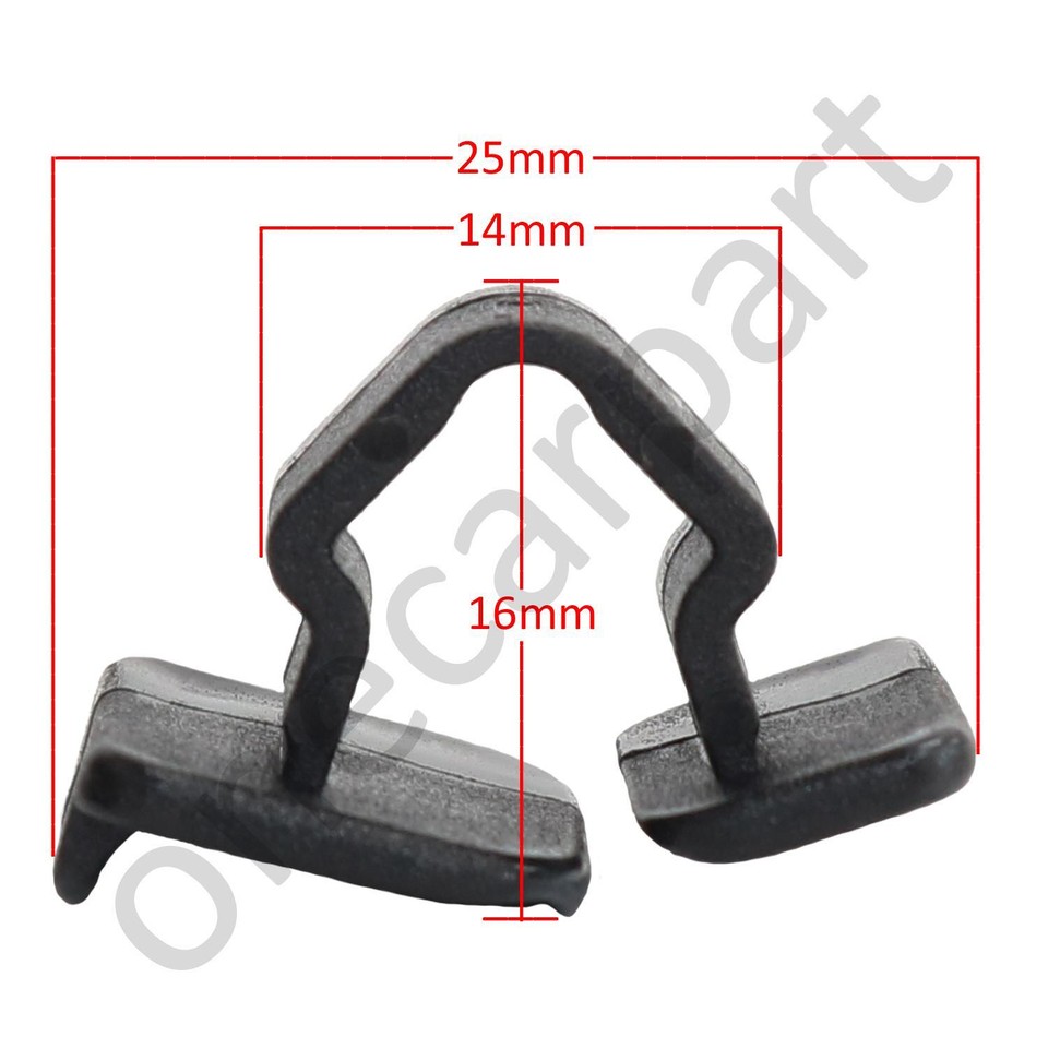 Bonnet Hood Insulation Liner Clips x10 For Fiat 500 500L Doblo Ducato ...