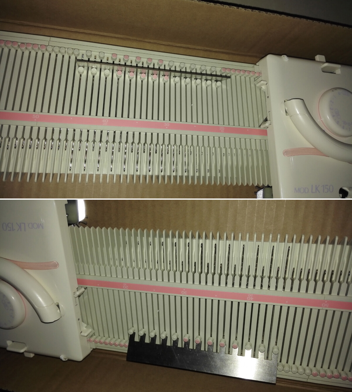 Metal Needle Pusher Set 0-1/1 2/1-2/2 1/3-3/1 for All 6.5mm Knitting ...