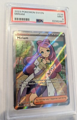 2023 Pokemon SVI EN Miriam #238 PSA 9 MINT | eBay
