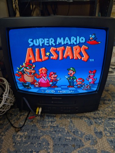 Vintage Emerson EWC-1902 20 Inch Color TV VCR Combo Tested Working No ...