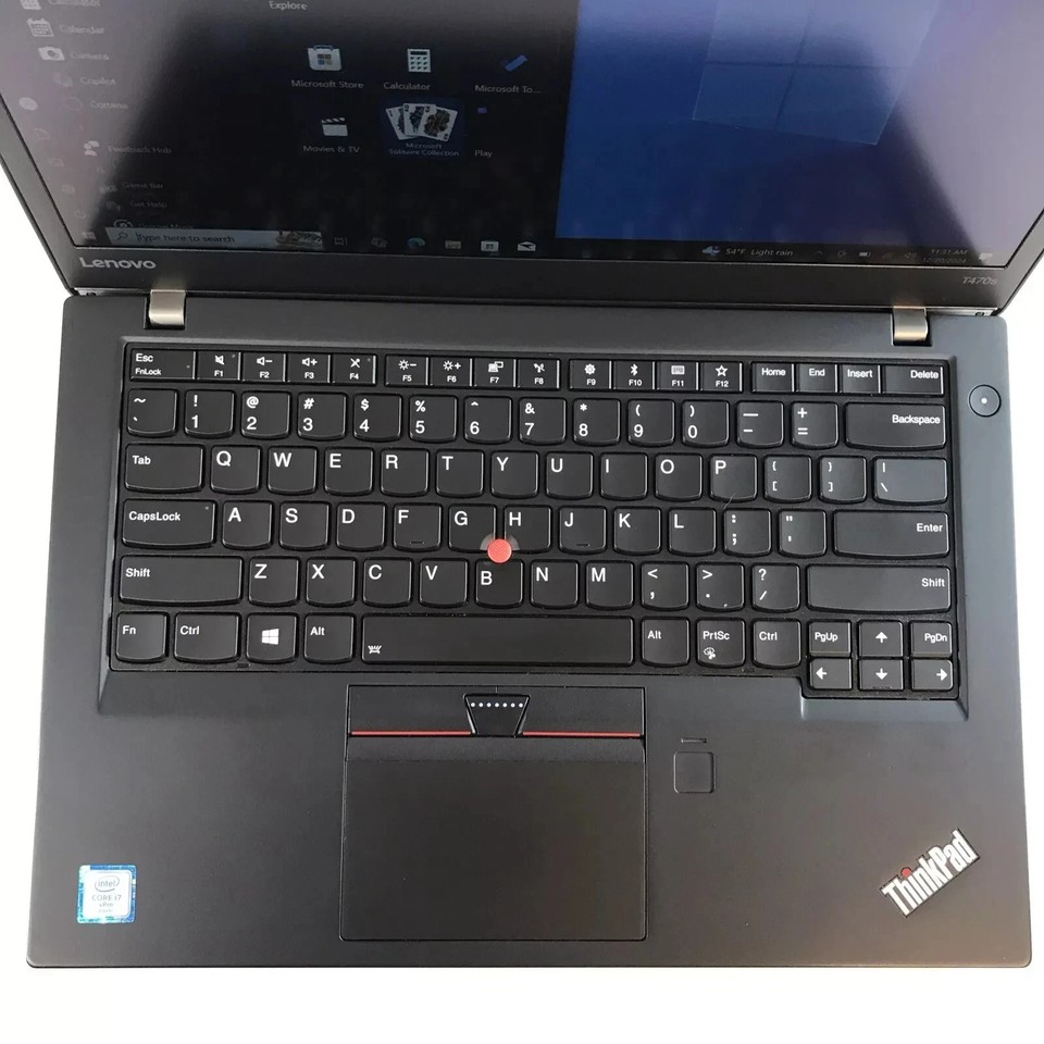 Lenovo ThinkPad T470s 14" FHD i7-7600U 16GB RAM 256GB SSD Win 11 Pro ...