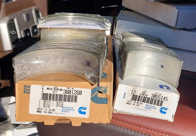 GENUINE OEM Cummins N14 Rod And Main Bearing 3801260 / 3055145 US | eBay
