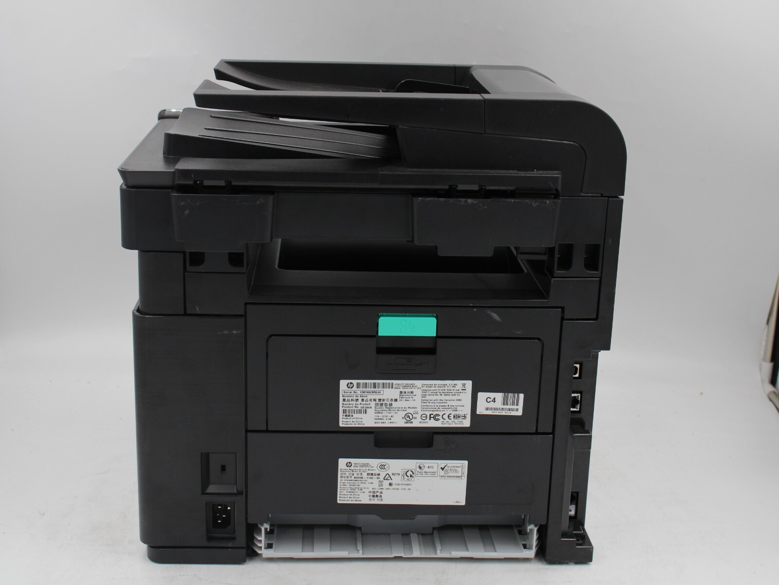 HP LaserJet Pro 400 MFP M425dn All-In-One Monochrome Laser Printer With ...