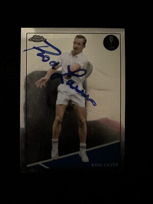 Rod Laver Signed Trading Card Autographed Tennis 2021 Topps Chrome | eBay