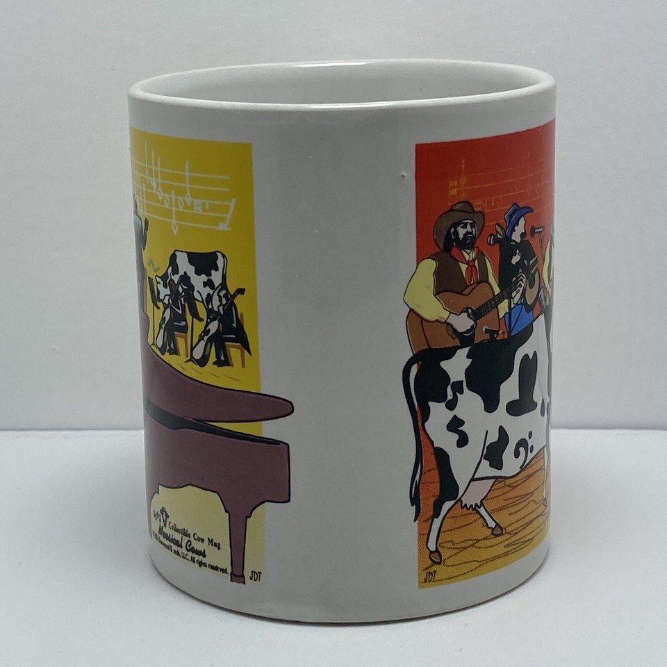 Moosical Cows Coffee Mug 2003 Bluegrass Cowtown Band Philharmoonic ...