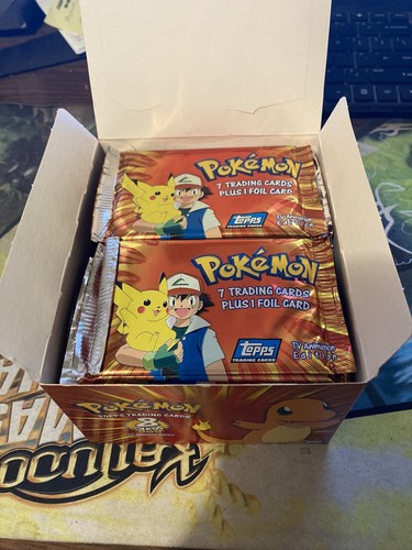 Vintage Topps Pokemon Serie 1 Booster Pack aus versiegelter Box | eBay.de