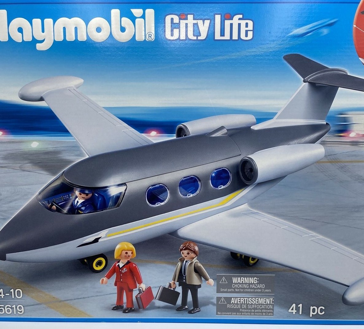 PLAYMOBIL City Life Private Jet Airplane 41pc Playset 5619 for sale ...