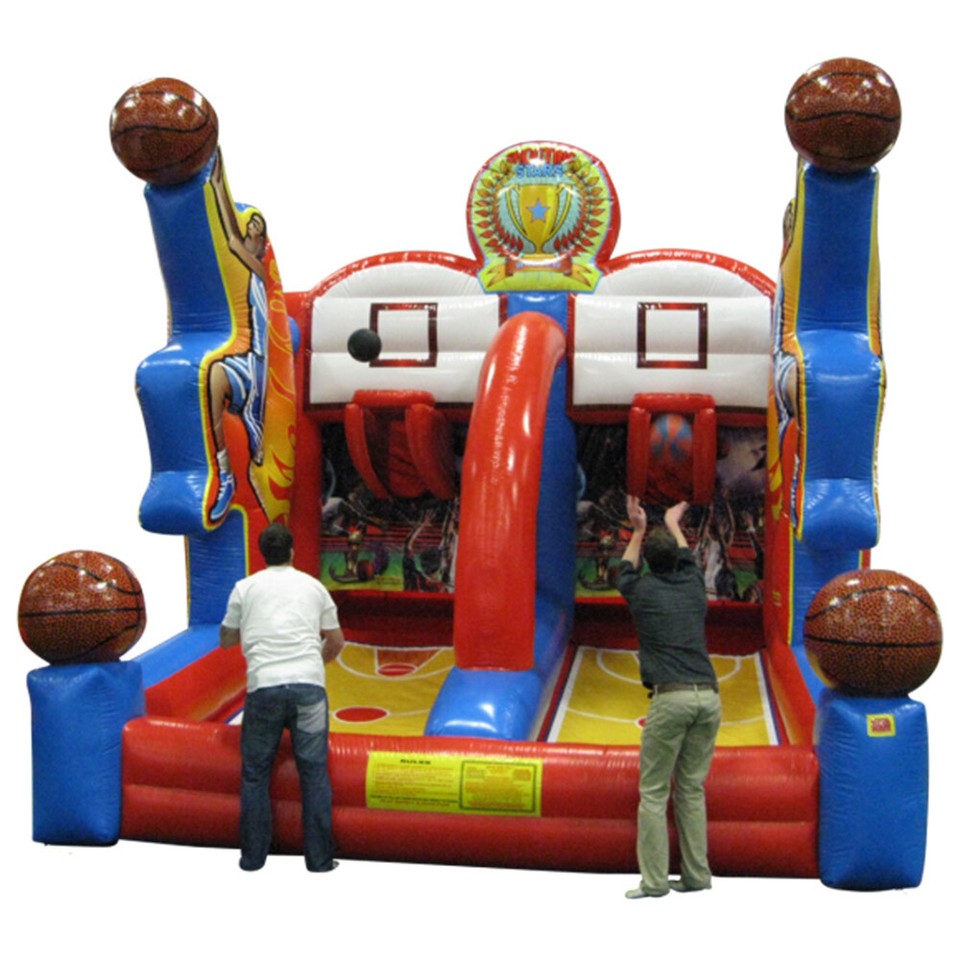 Inflatable Basketball Hoop Carnival Game Inflatable Basketball Double ...