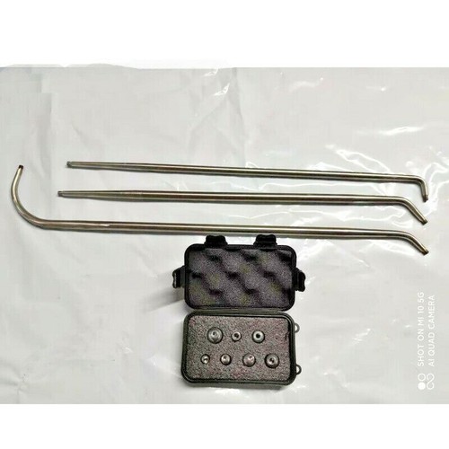 3 kinds of dent rod set with 7 balls for Saxophone neck & small bore ...