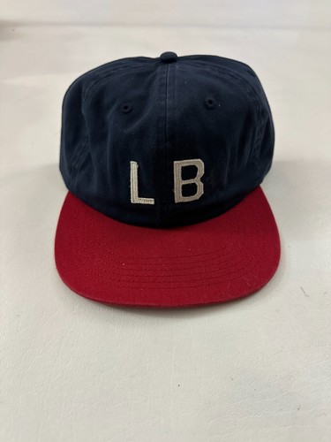 LB Graphic Blue Baseball Hat One Size | eBay