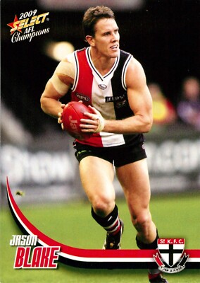 2009 ST KILDA SAINTS AFL Card JASON BLAKE | eBay Australia
