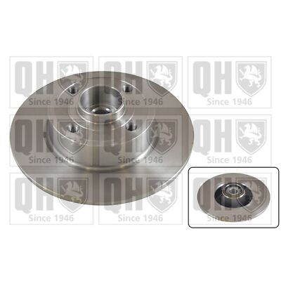 2x Brake Discs Solid For Renault Modus / Grand Modus F/JP0 1.2 Rear ...