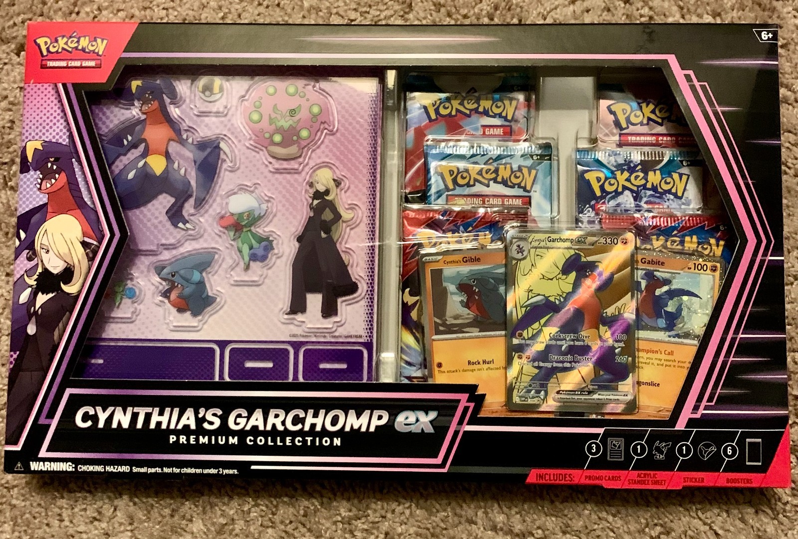Pokémon TCG - Cynthia's Garchomp Ex Premium Collection Box | eBay