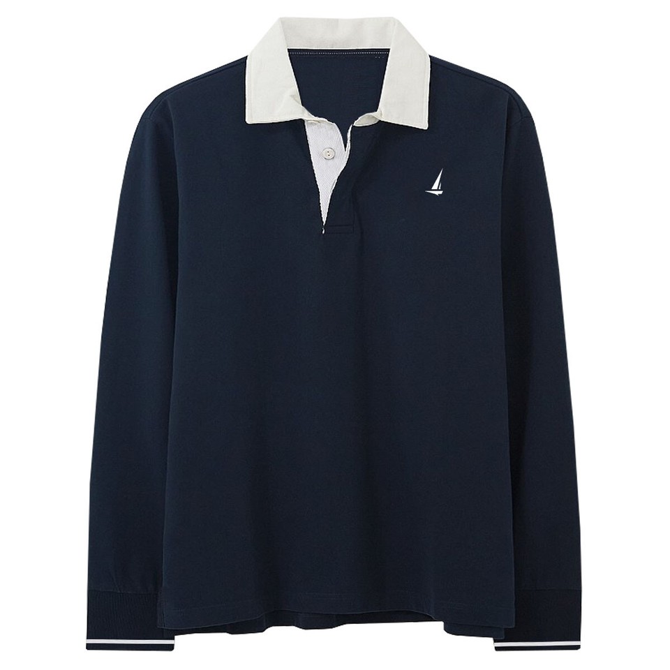 Mens Premium Cotton Rugby Shirt Size XS to 3XL - WORK CASUAL SPORTS ...