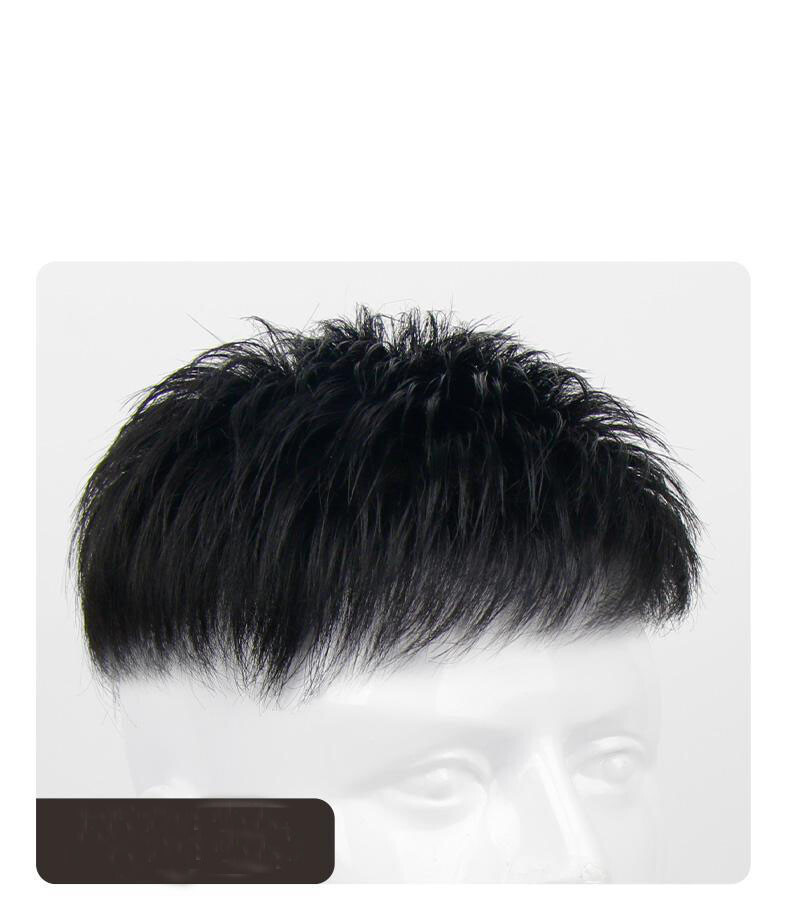 Soft Natural Topper Human Hair Clip in Wiglet Hair Pieces Wig Toupee ...