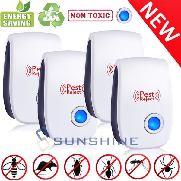Lot Ultrasonic Pest Reject Home Control Electronic Repellent Rat Mice ...