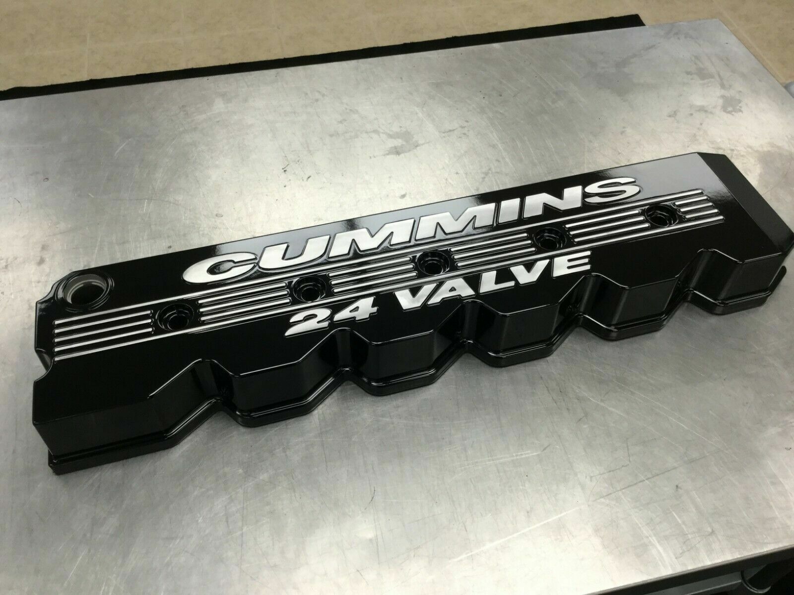 1998-2002 Dodge Ram Turbo Diesel 5.9L Cummins Powder Coated Valve Cover ...