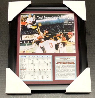 1980 PHILADELPHIA PHILLIES FRAMED 8X10 PHOTO WORLD SERIES CHAMPIONS | eBay
