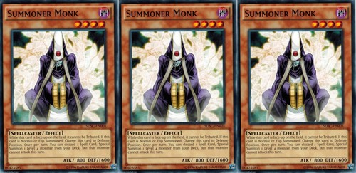 Summoner Monk X 3 1st SDHS / SDSC / SDCL Mint YUGIOH Cards | eBay