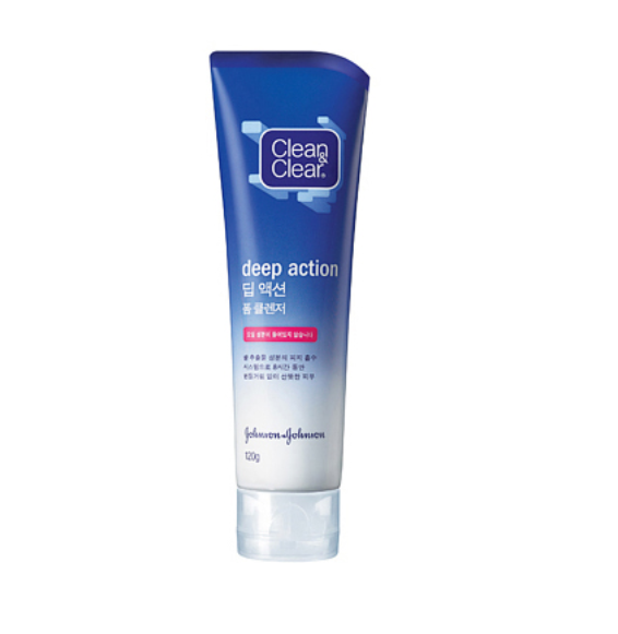 Clean and Clear Deep Action Foam Cleanser 120g 4.2oz Clean Sebum in ...