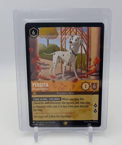 Disney Lorcana - Perdita Devoted Mother 15/204 Legendary - Into The ...