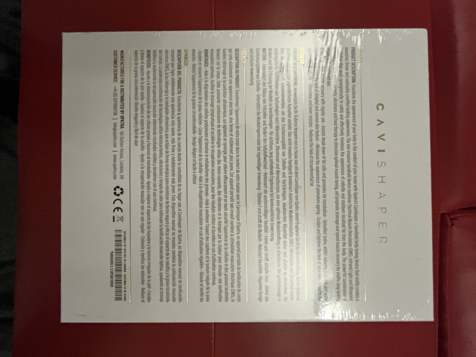 OPATRA CAVISHAPER BODY TONING DEVICE TECHNOLOGY DEVELOPED BY NASA | eBay UK