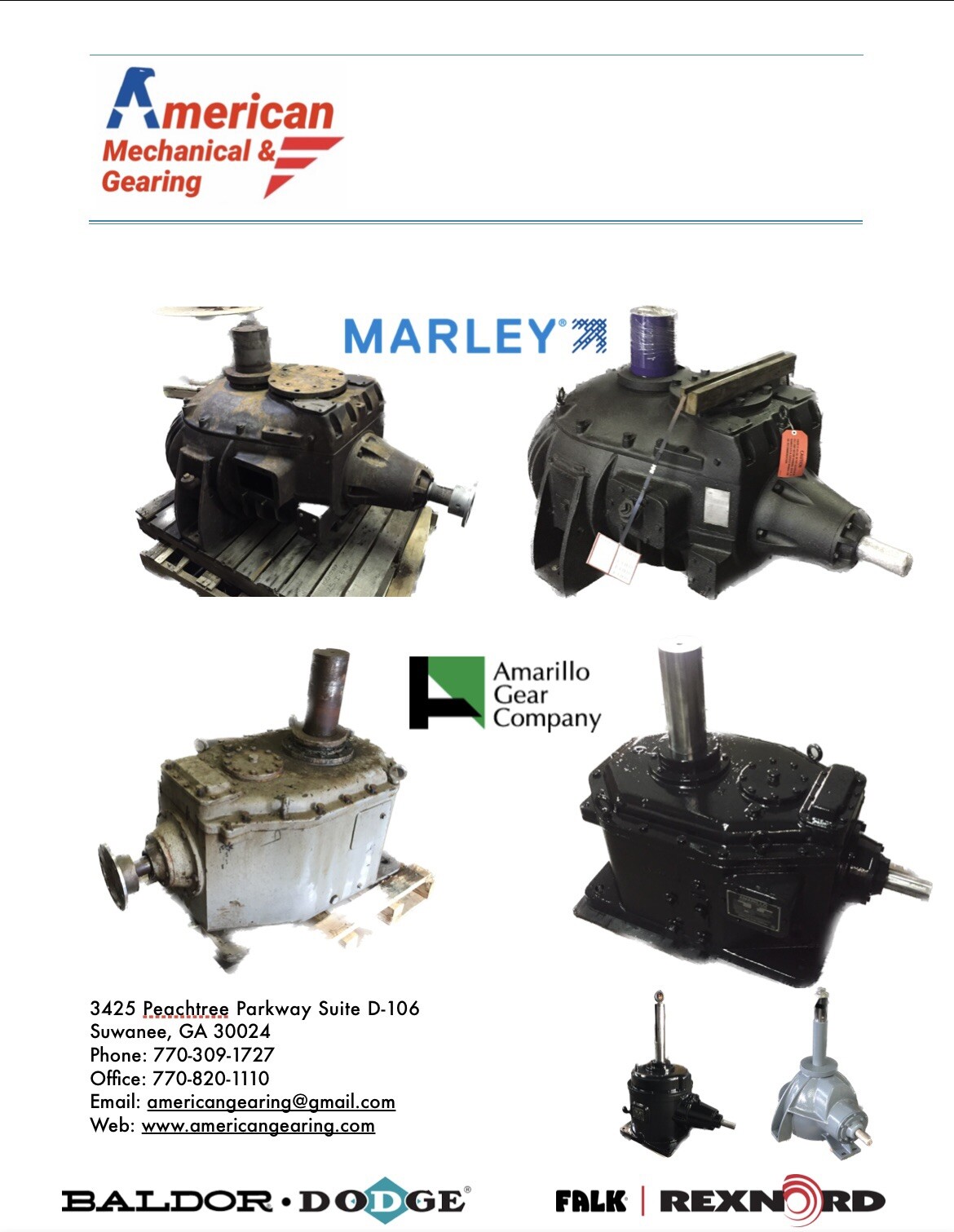 Amarillo Gear New Model 1712 Ratio 13:1 1750 RPM Other ratios Available ...